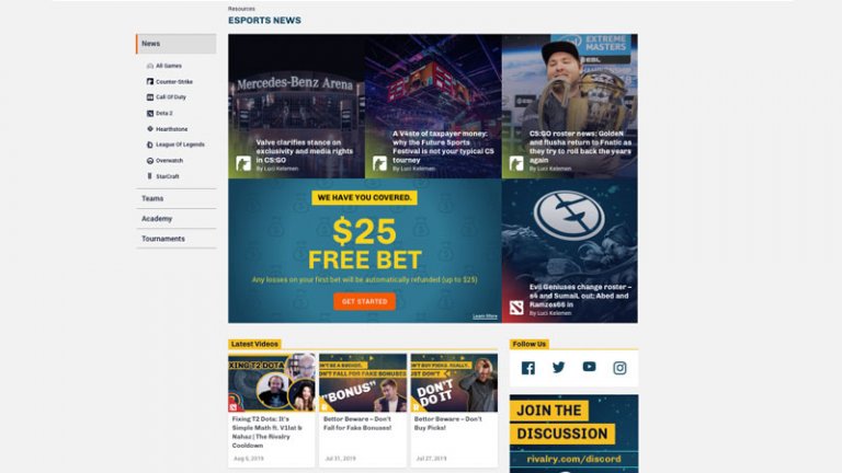 Top 20 Esports News sites 2020 » Top sites for gaming news