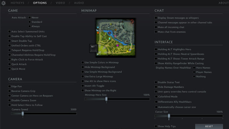 The best DOTA 2 settings | As used by the pro-players