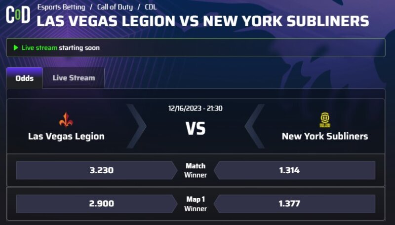 Las Vegas Legion Vs New York Subliners Betting Odds And Tips - Plato ...